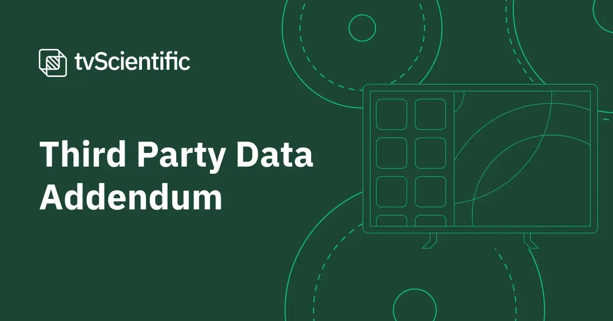 Third Party Data Addendum | tvScientific